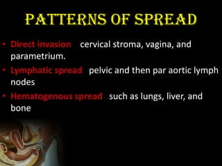 cancer of cervix | PPTX