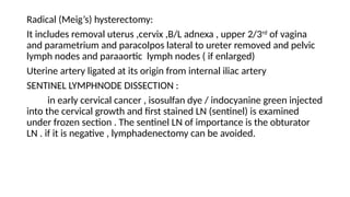 ca cervix STAGING and Management of cervix | PPTX