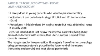ca cervix STAGING and Management of cervix | PPTX