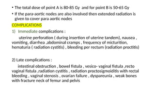 ca cervix STAGING and Management of cervix | PPTX
