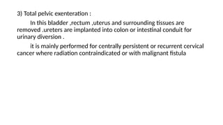 ca cervix STAGING and Management of cervix | PPTX