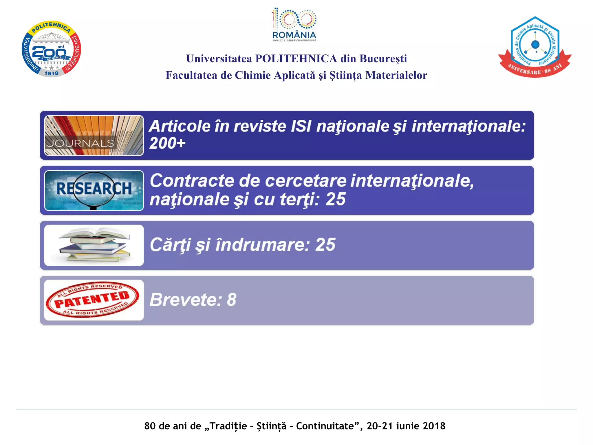 DIRECTII DE CERCETARE - Departamentul de Chimie Anorganica, Chimie ...