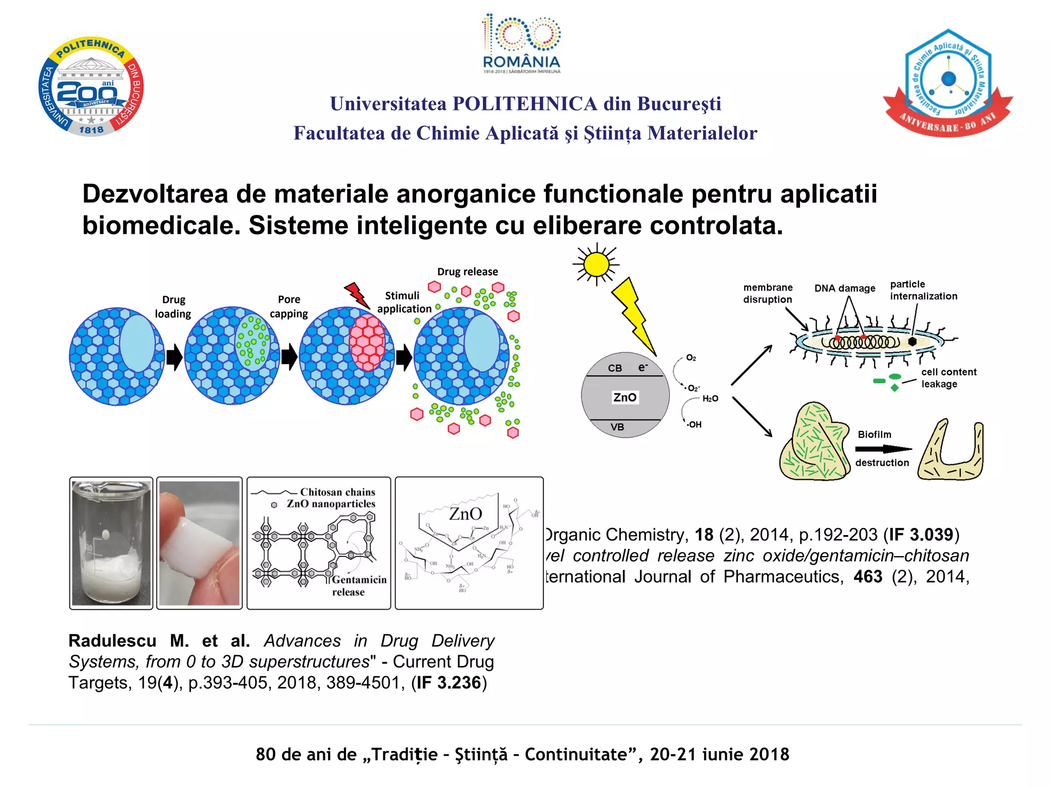 DIRECTII DE CERCETARE - Departamentul de Chimie Anorganica, Chimie ...