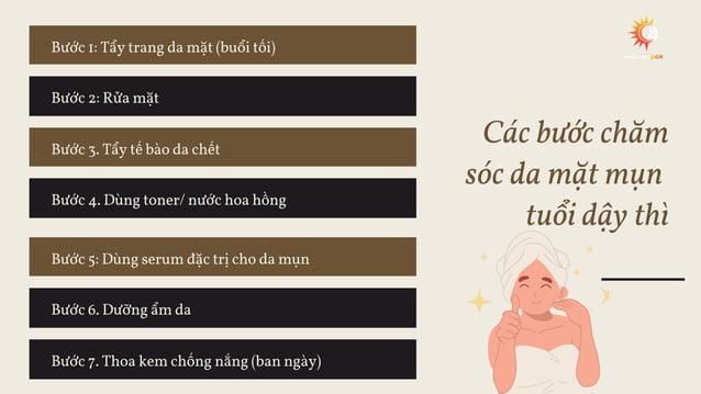 cach-cham-soc-da-mat-mun-tuoi-day-thi | PPT