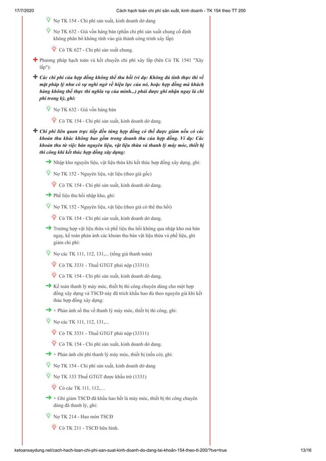 Cach hach-toan-chi-phi-san-xuat-kinh-doanh-do-dang-tai-khoan-154 | PDF