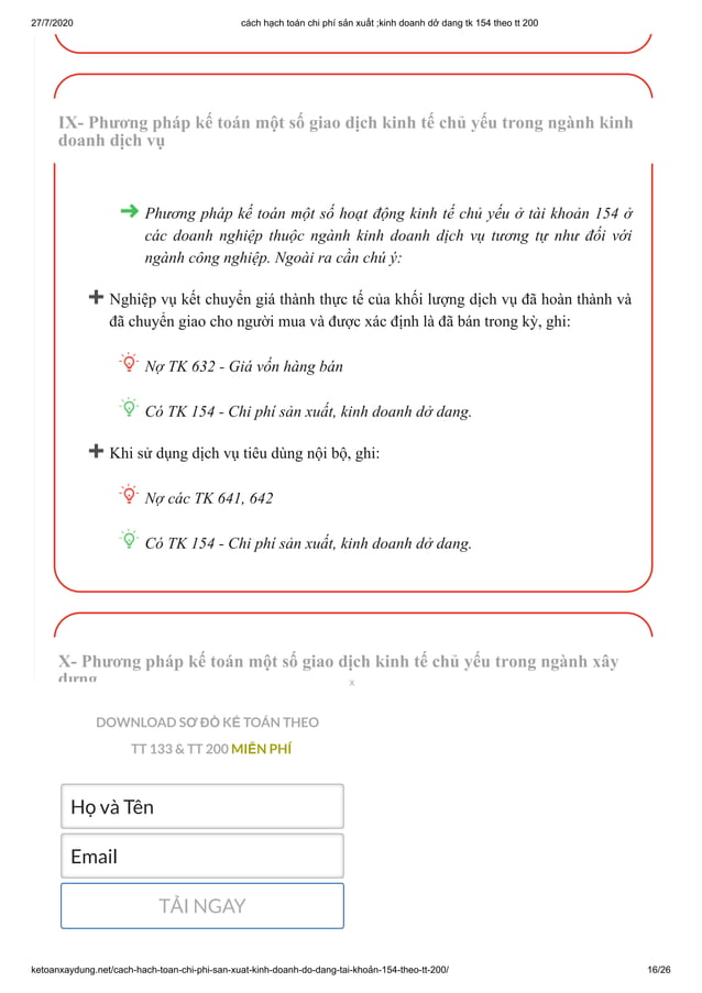 Cach hach-toan-chi-phi-san-xuat-kinh-doanh-do-dang-tai-khoan-154 | PDF
