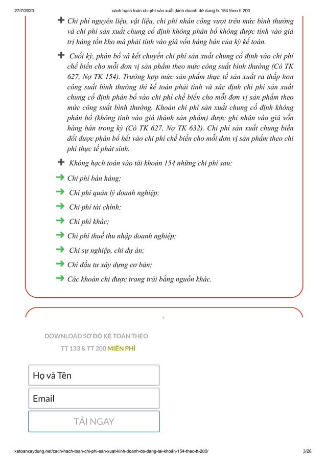 Cach hach-toan-chi-phi-san-xuat-kinh-doanh-do-dang-tai-khoan-154 | PDF