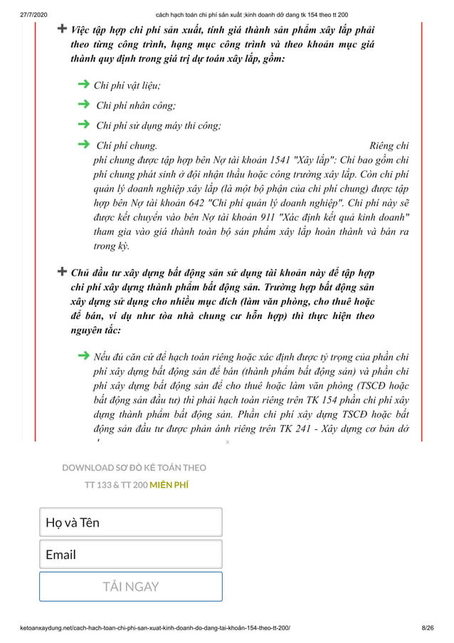 Cach hach-toan-chi-phi-san-xuat-kinh-doanh-do-dang-tai-khoan-154 | PDF