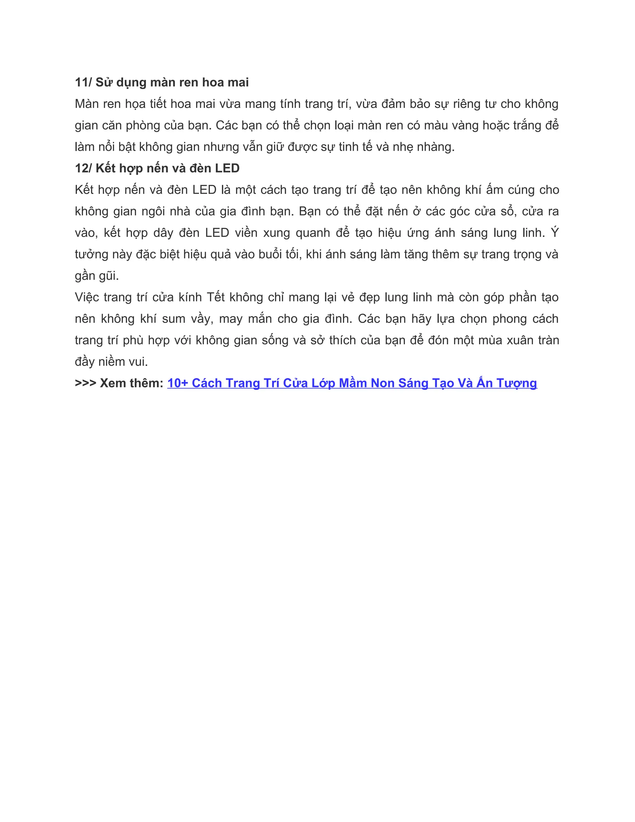 12 Cách Trang Trí Cửa Kính Tết Đẹp Lung Linh | PDF