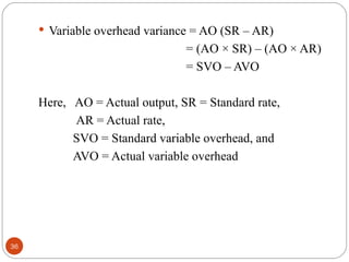Ca chap 13 standard costing&variance analysis(2) | PPT | Business ...
