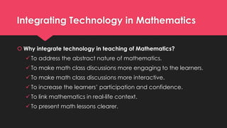 Instrumentation in Teaching Mathematics | PDF