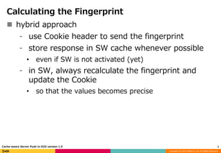 Cache aware-server-push in H2O version 1.5 | PPT