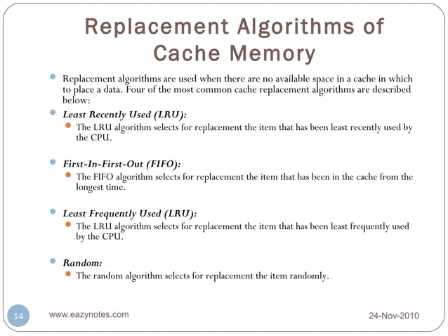 Cache memory | PPS