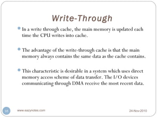 Cache memory | PPS
