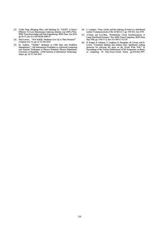 Cache and consistency in nosql | PDF