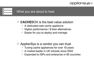 Cachebox introduction is ps 0.2 | PPS | Operating Systems | Computer Software and Applications