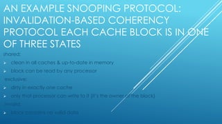 Cache coherence problem and its solutions | PPTX