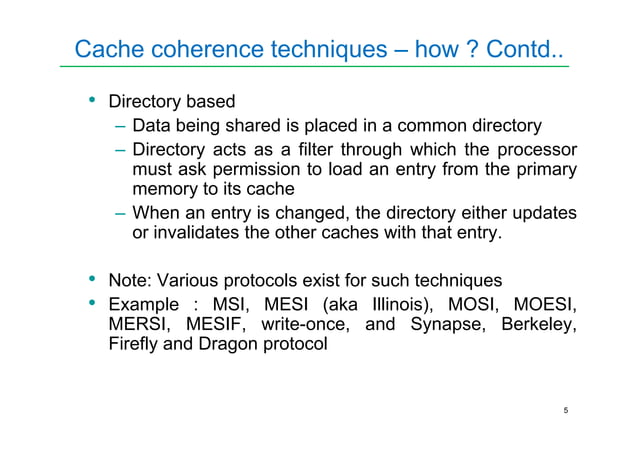 Cache coherence | PPT