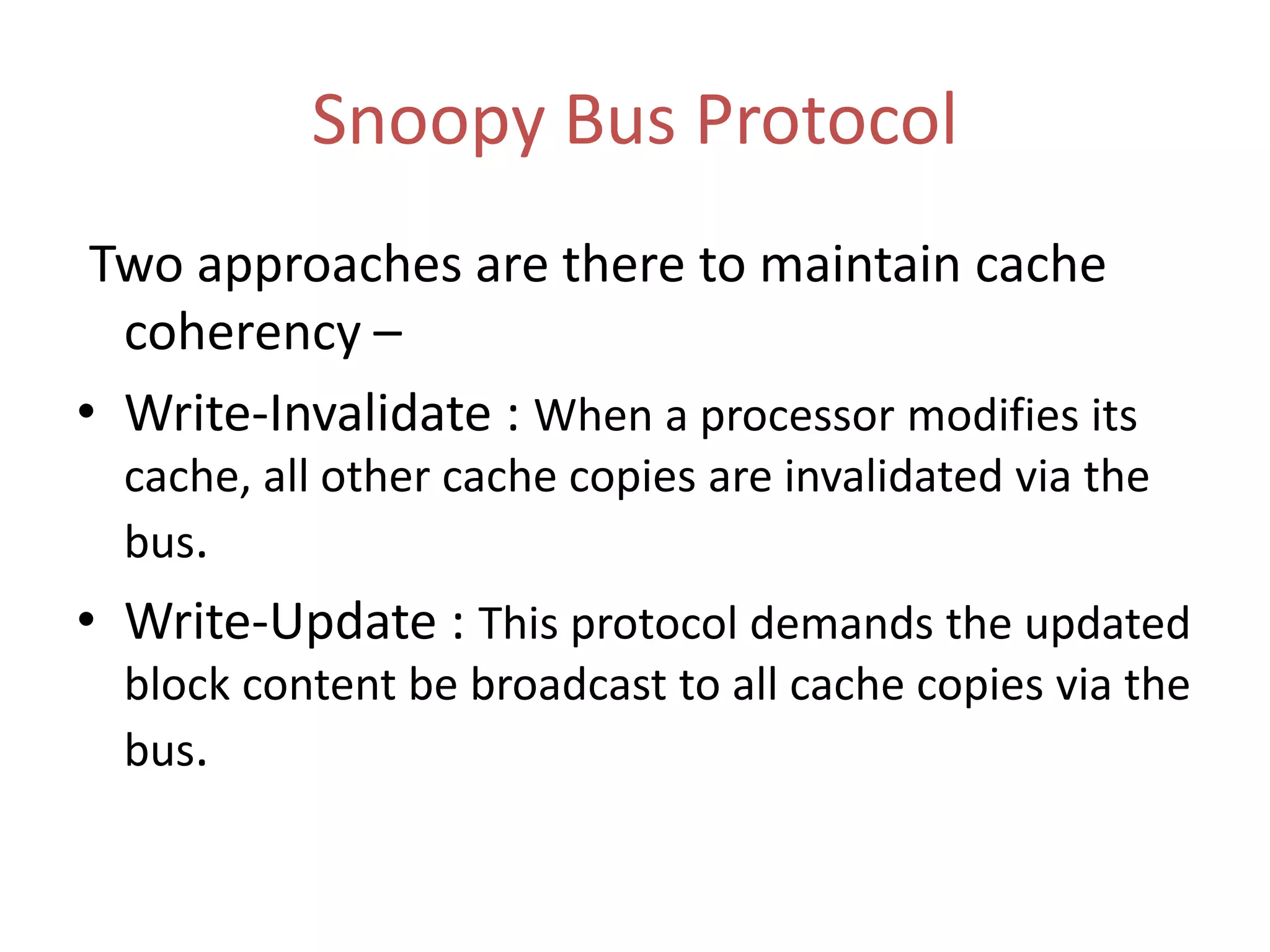 Cache coherence | PPTX