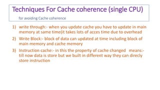 Cache coherence ppt | PPTX