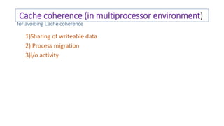 Cache coherence ppt | PPTX