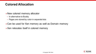 Cache coloring Xen Summit 2020 | PDF