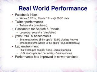 Cacheconcurrencyconsistency cassandra svcc | PPT