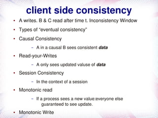 Cacheconcurrencyconsistency cassandra svcc | PPT