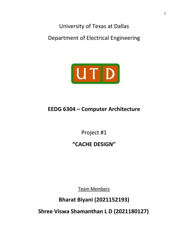 Cache Design for an Alpha Microprocessor | PDF