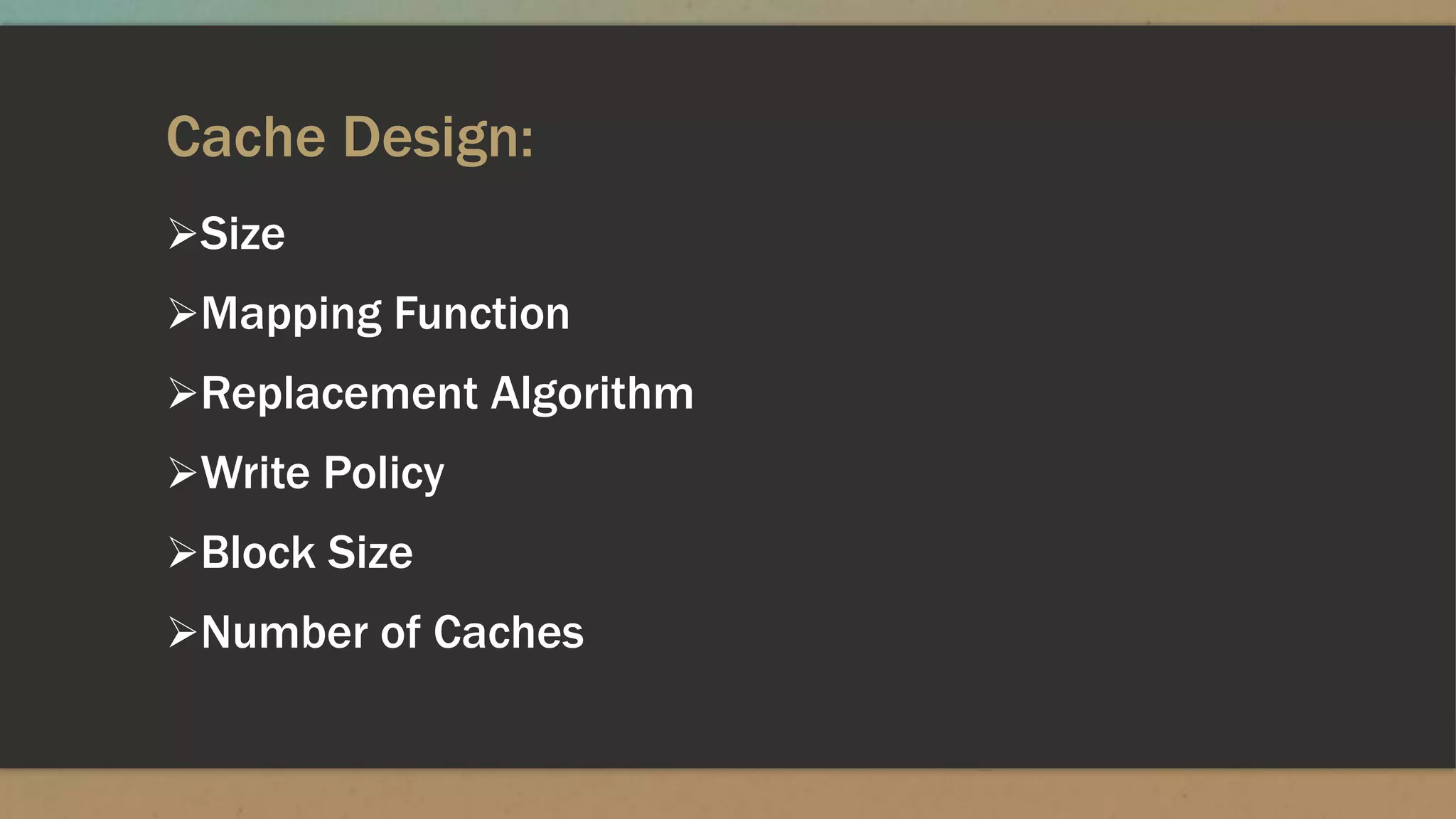 What is Cache and how it works | PPTX