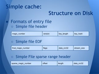 Cache in Chromium: Disk Cache | PDF
