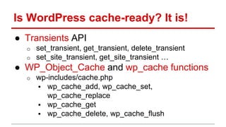 Caching in WordPress | PPTX