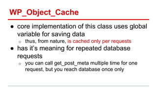 Caching in WordPress | PPTX