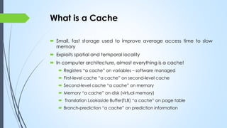Cache management | PPTX