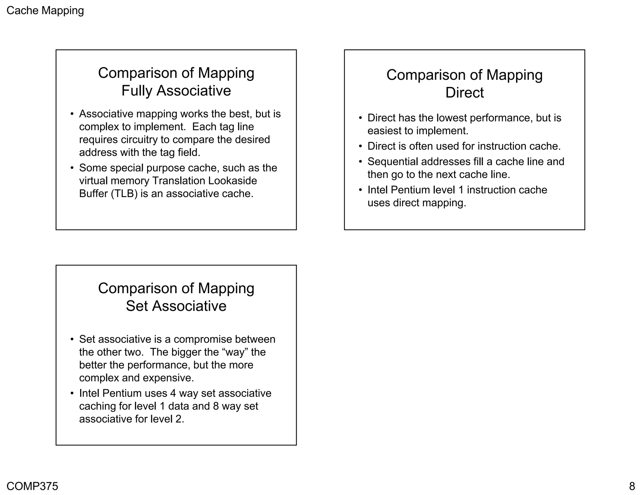 Cache mapping | PDF | Computer Peripherals | Computing