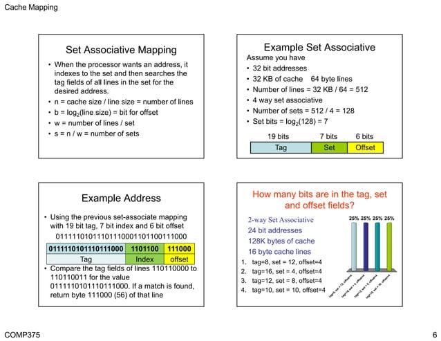 Cache mapping | PDF | Computer Peripherals | Computing