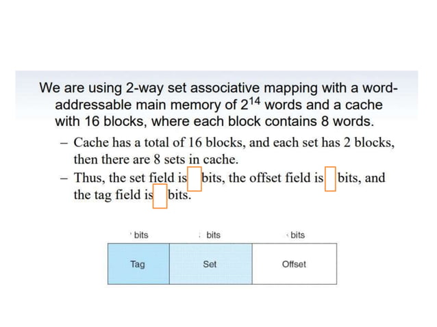 Cache mapping exercises | PPTX
