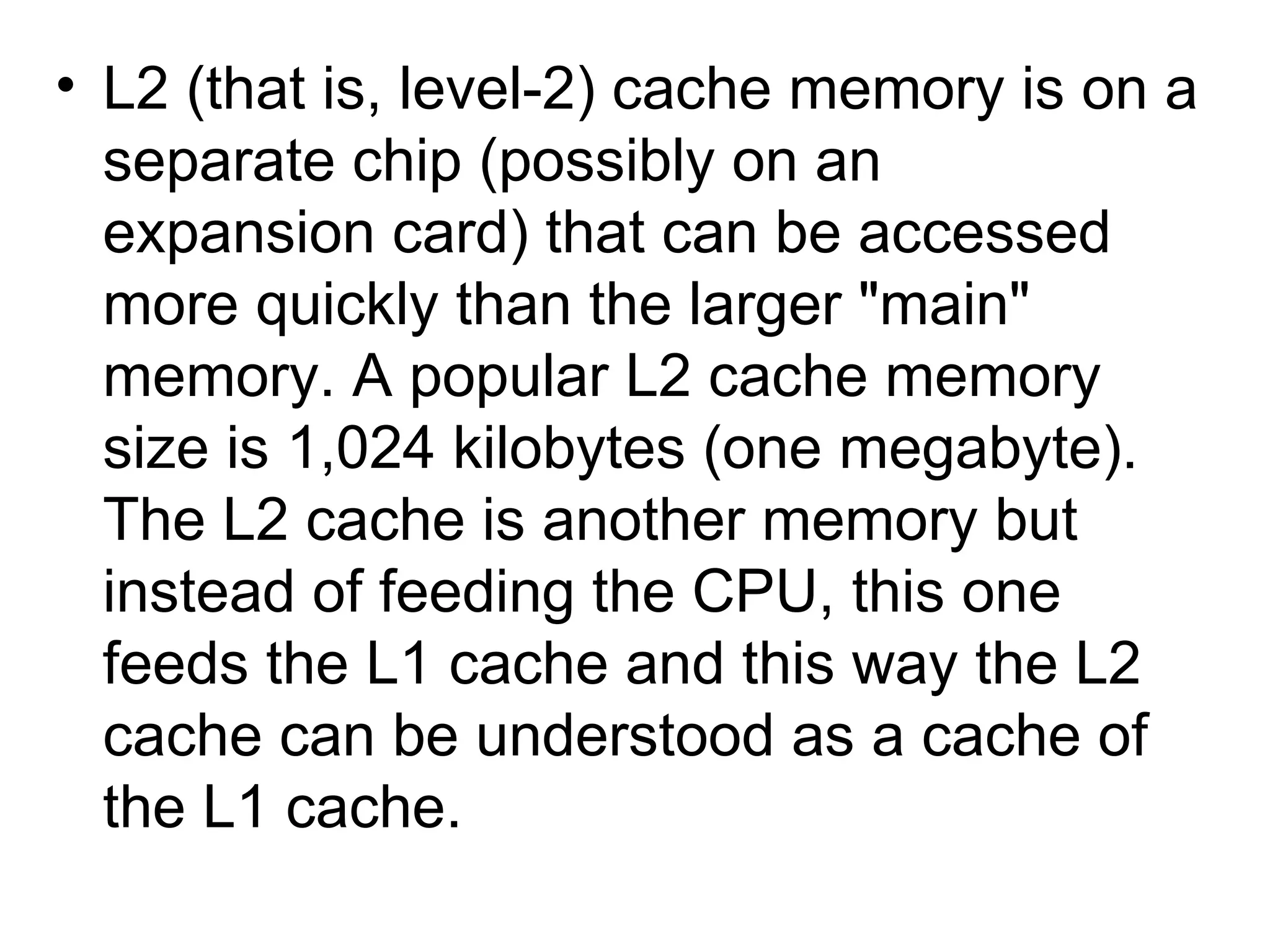 Cache memory | PPT | Computing | Technology & Computing