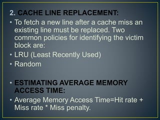 Cache memory | PPTX