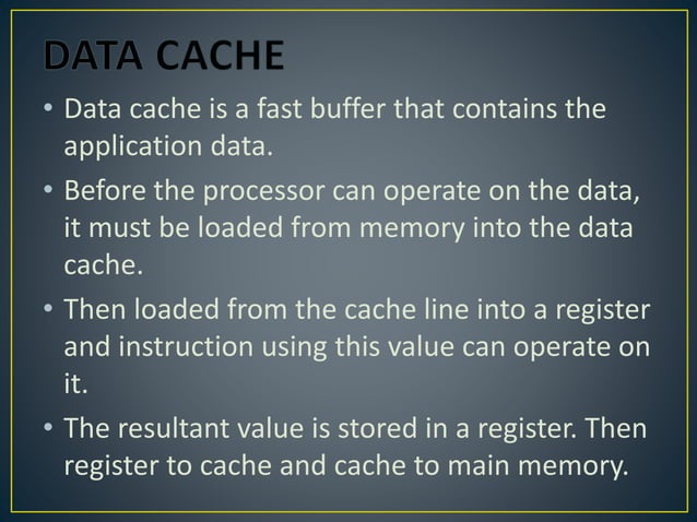 Cache memory | PPTX