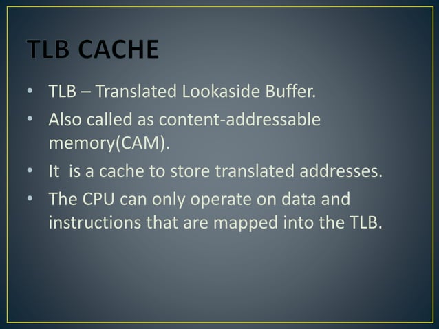 Cache memory | PPTX