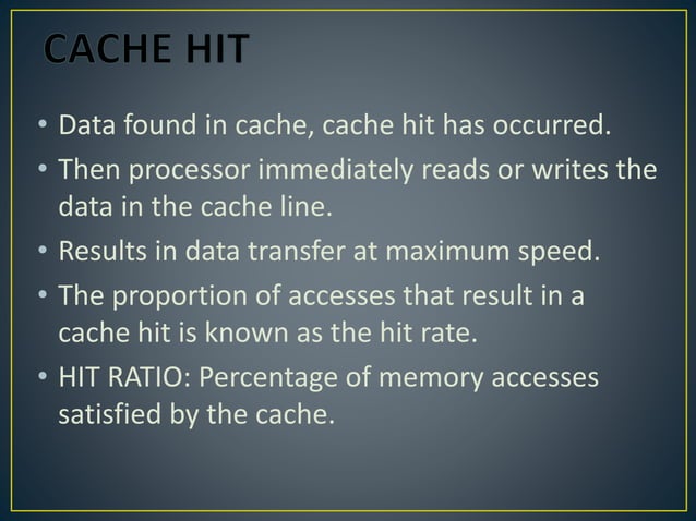 Cache memory | PPTX
