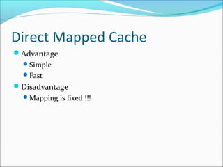 Cache memory | PPT