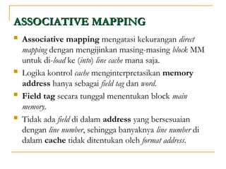 CACHE MEMORY ORGANISASI ARSITEKTUR KOMPUTER.ppt