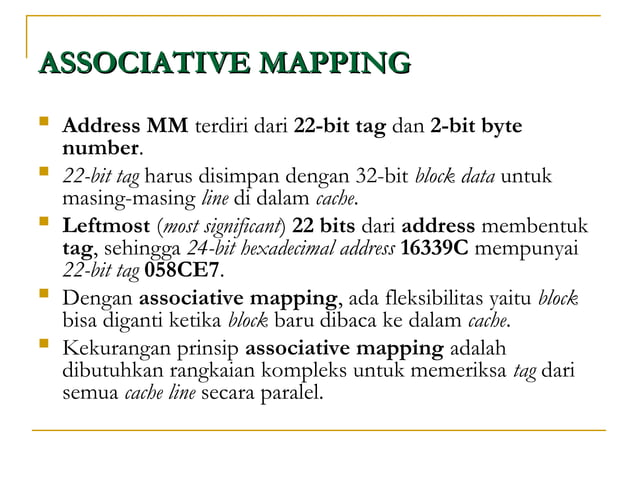 CACHE MEMORY ORGANISASI ARSITEKTUR KOMPUTER.ppt