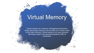 Cache memory and virtual memory | PPTX | Data Storage and Warehousing ...
