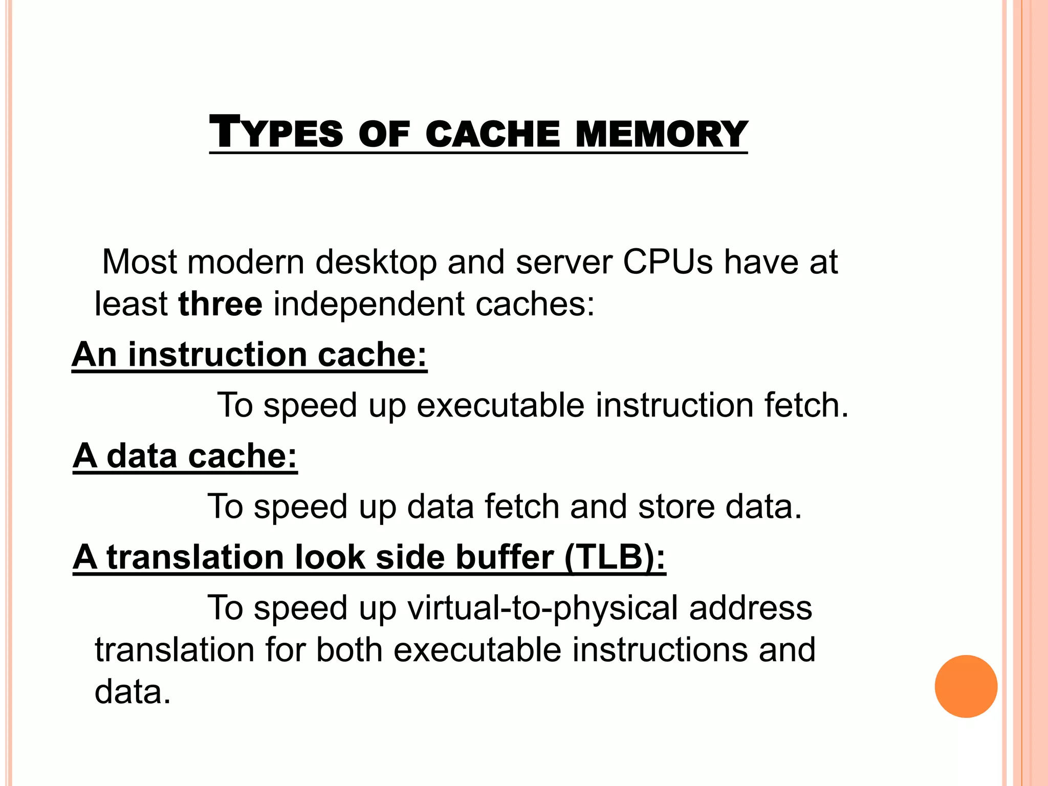 Cache memory | PPT