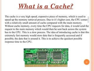 Cache memory presentation | PPT