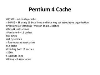 Cache memory principles | PPTX