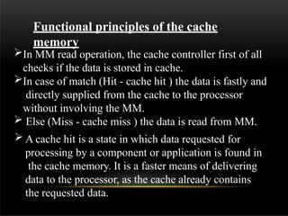 cachememppt analyzing the structure of the cache memoyr | PPT